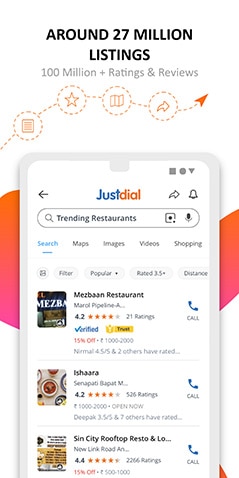 Justdial Android Application - Local Search Engine on Android