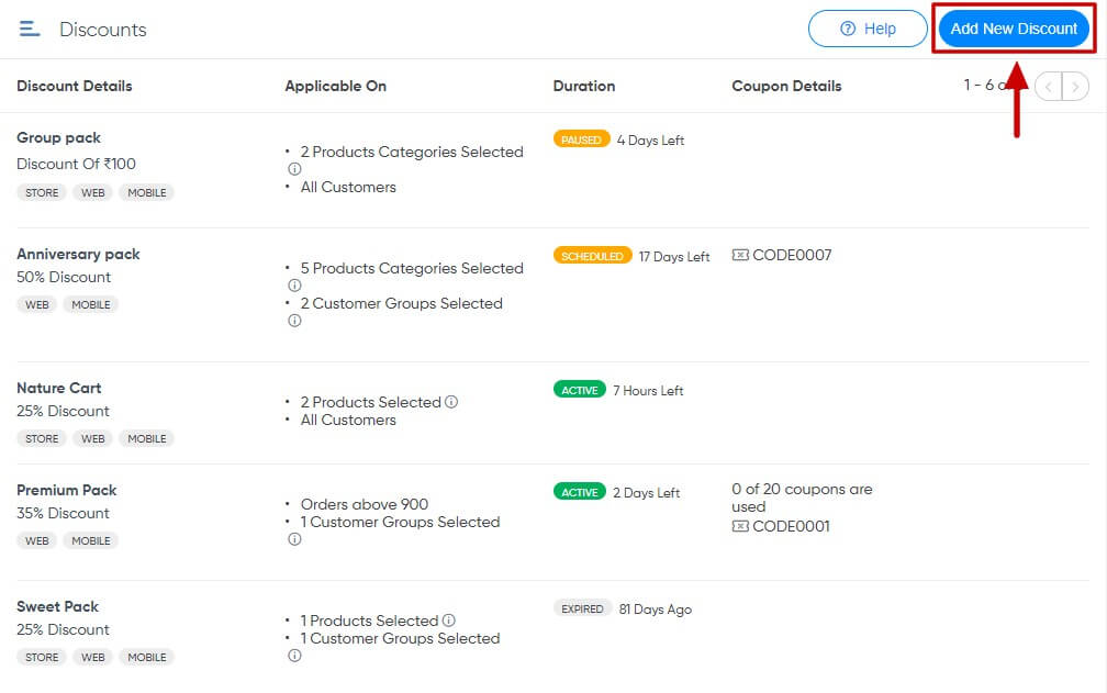 :. Justdial Seller Support - Add New Discount / Coupon Code.: