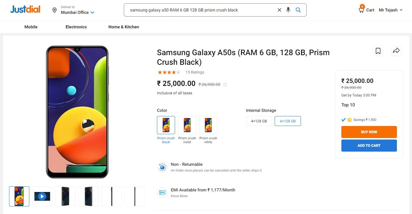 :. Justdial Seller Support - Add New Products.: