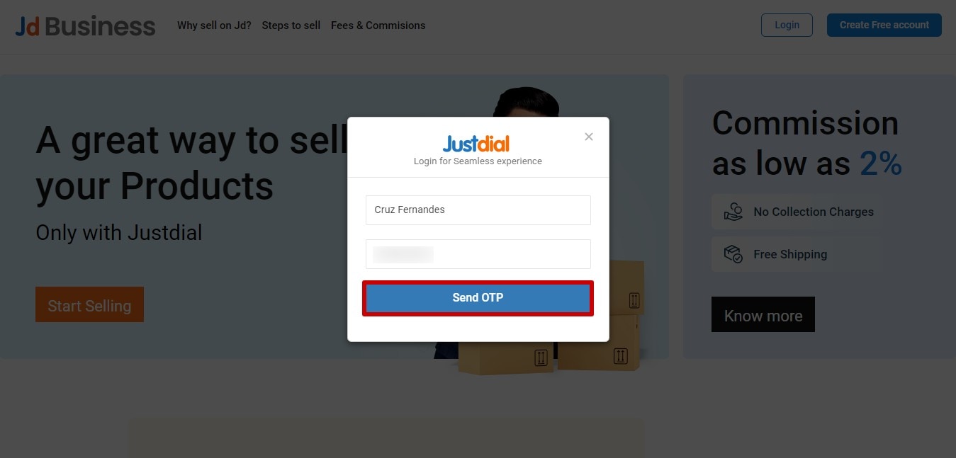 :. Justdial Seller Support - On Boarding.: