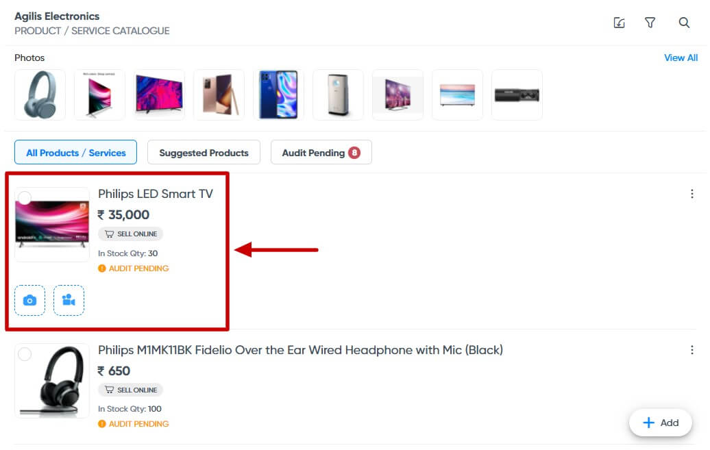 :. Justdial Seller Support - Update Products.: